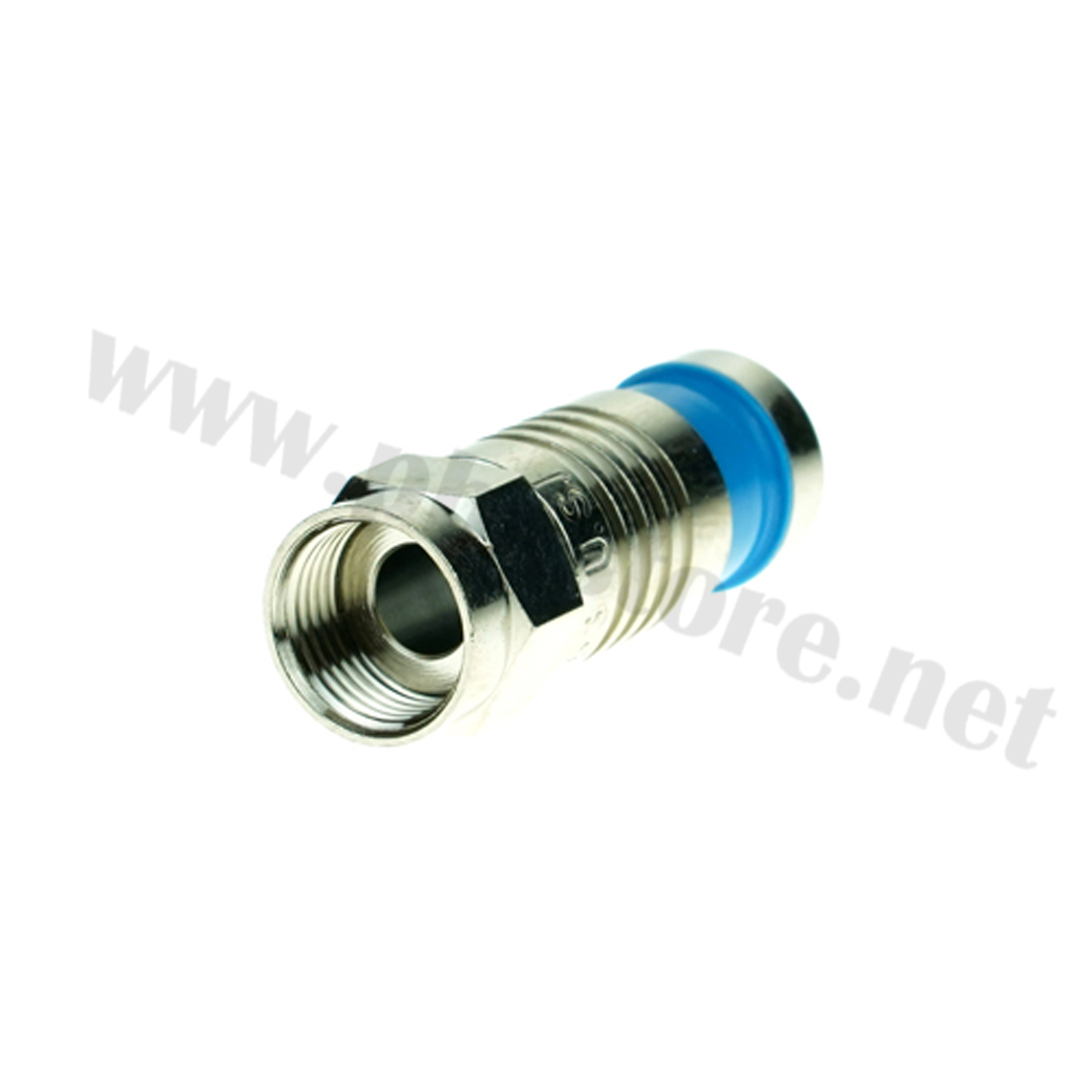 หัว F-Type CONNECTOR for RG6 แบบบีบ INTERLINK รุ่น UC-0066 ใช้สำหรับสาย RG6 เพื่อเป็นคอนเนเตอร์ ...